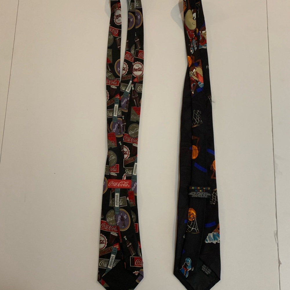 Bundle Of Looney Tunes And Coca Cola Ties - Gem